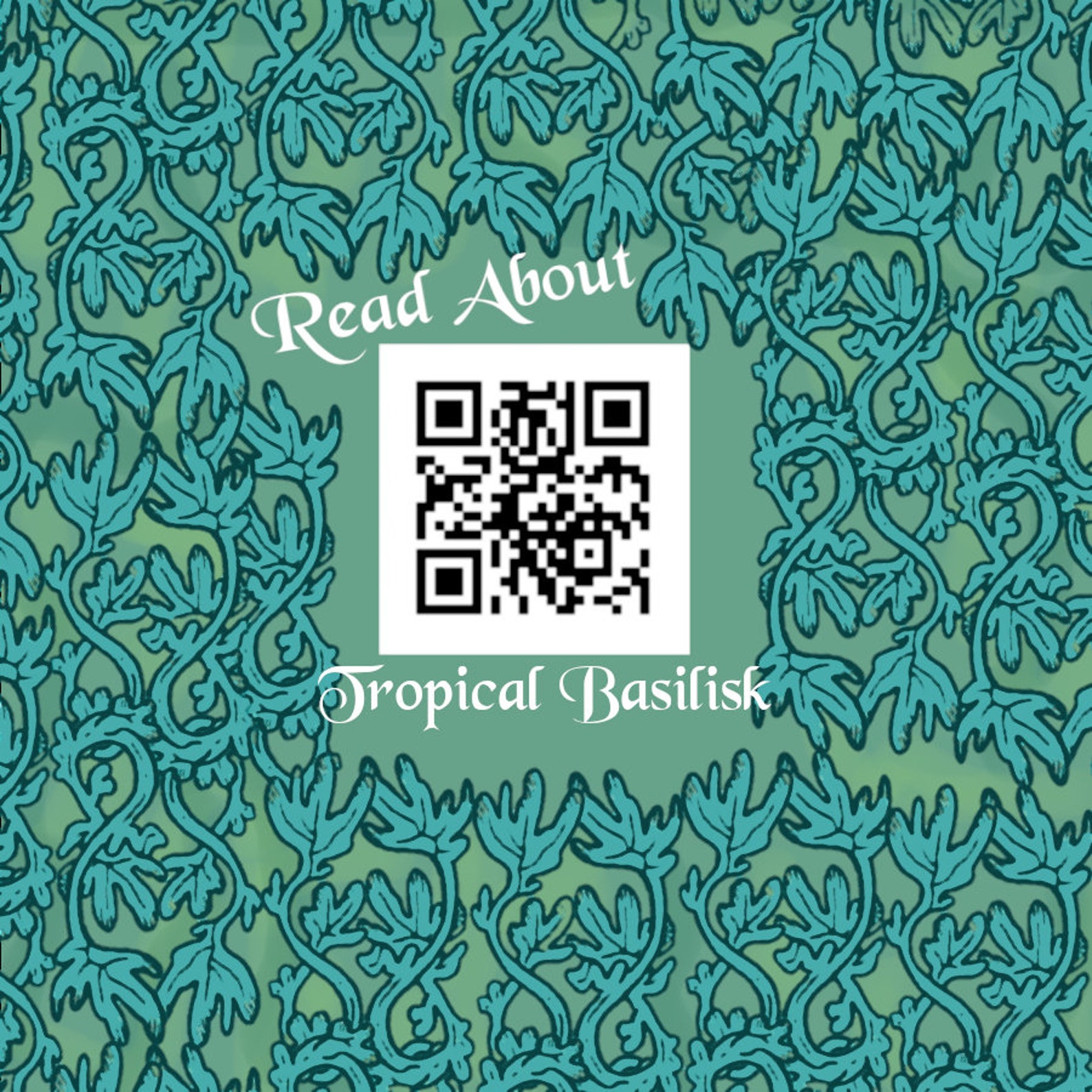 Tropical Basilisk: Fantasy Bestiary Print | Etsy