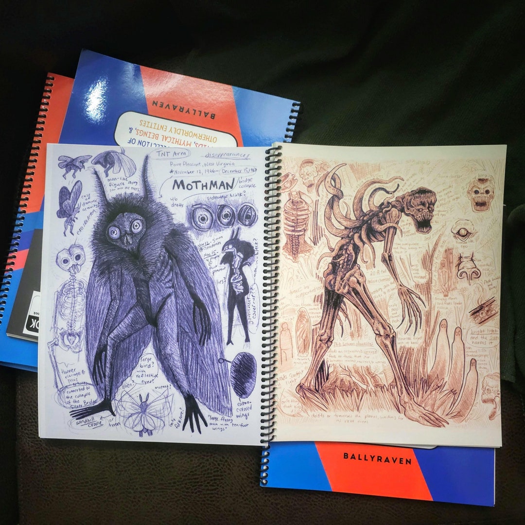 Cryptid Field Art Sketchbook: West Virginia Legendary Creatures - Etsy