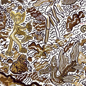 West Virginia Cryptozoology Monster Map - Etsy