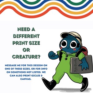 Cryptid Print | Corpse Walker: Cryptozoology Field Guide Art - Etsy