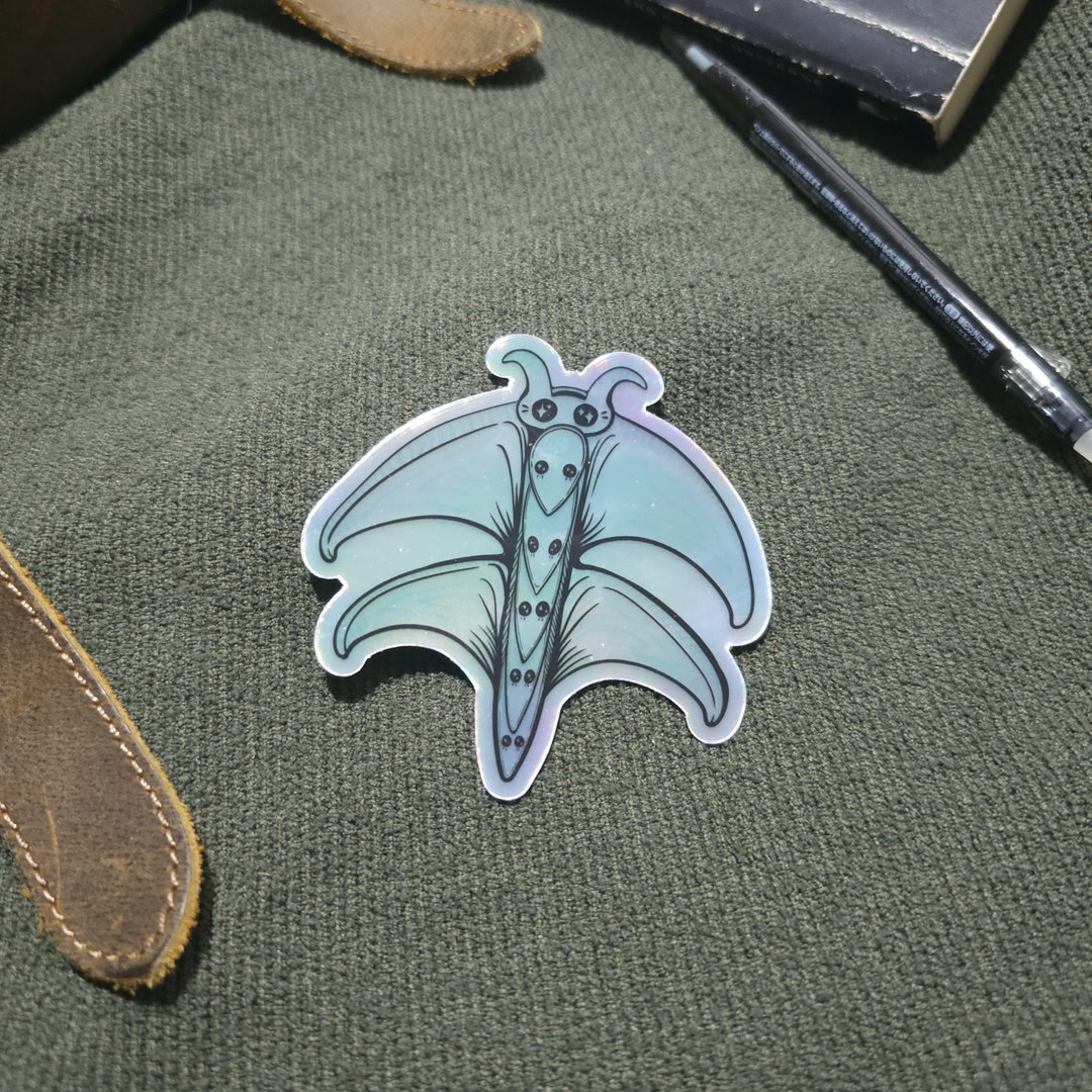 Air Rod Cryptid Holographic Sticker | Kawaii Atmospheric Beast - Water ...