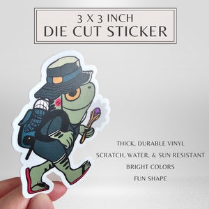 Frogman Sticker Water, Sun, & Scratch Resistant, Die-cut Vinyl - Etsy