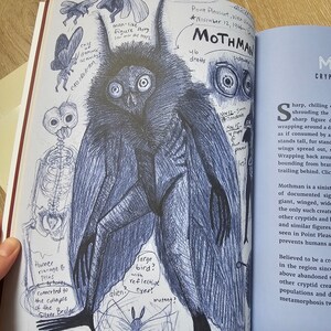 Cryptid Field Art Sketchbook & Collection Volume 1 Flipbook West Virginia, Appalachia, and ...