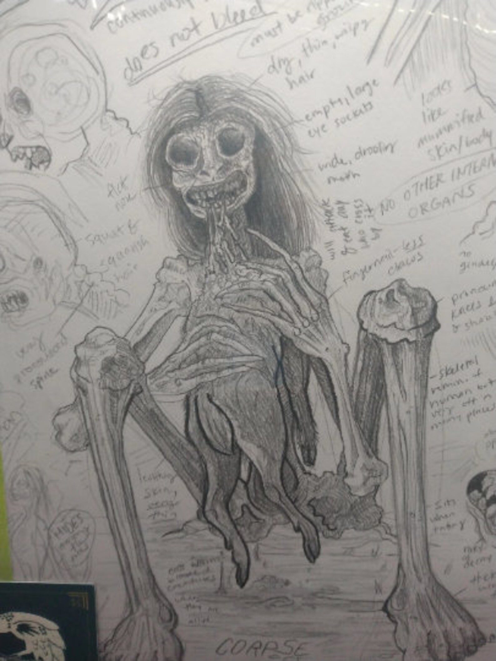 Corpse Walker Wendigo Sub-species: Undead Cryptid Bestiary - Etsy