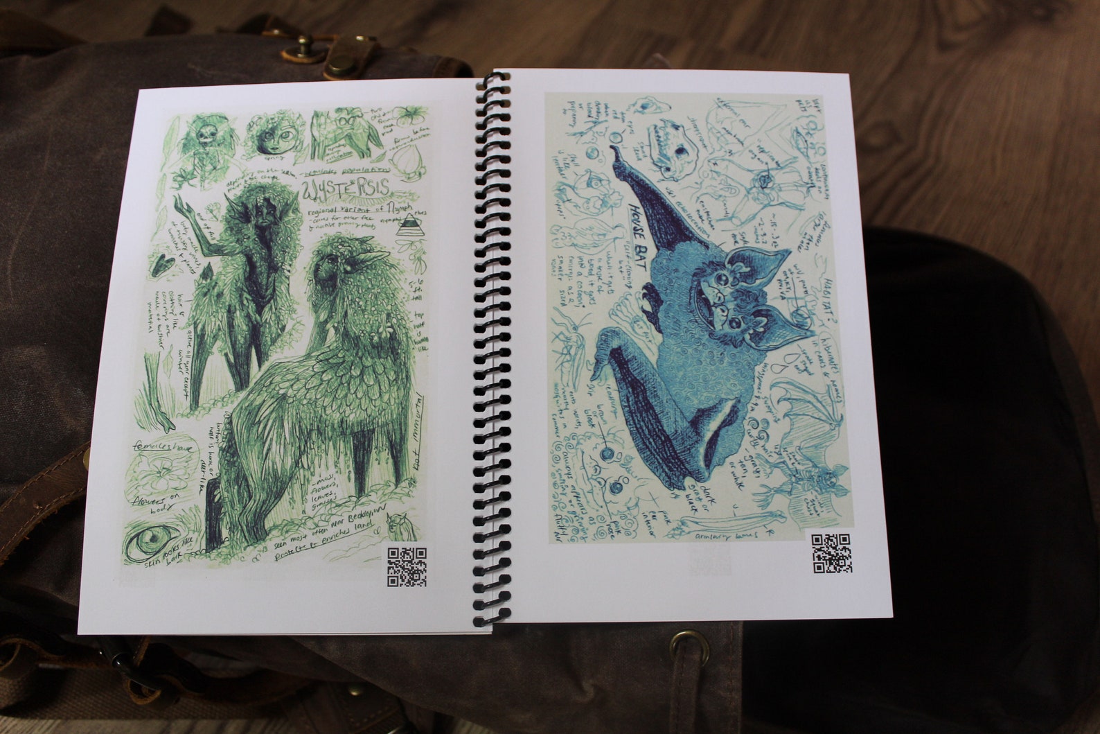 Cryptid Field Art Sketchbook Flipbook Volume 3 - Etsy