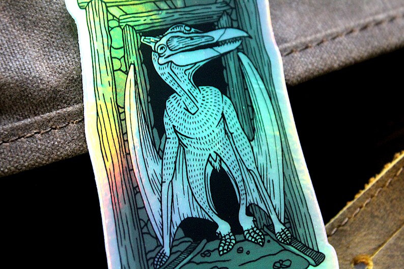 Van Meter Monster Holographic Sticker Limited Edition - Etsy