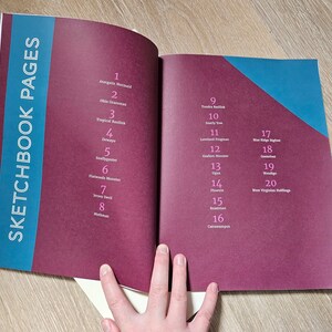 Cryptid Field Art Sketchbook & Collection Volume 1 Flipbook West Virginia, Appalachia, and ...