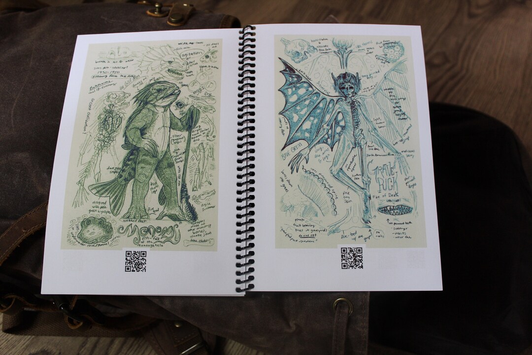 Cryptid Field Art Sketchbook Flipbook Volume 3 - Etsy UK