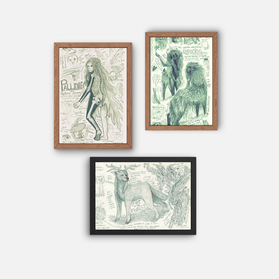 Mythical Fae Anatomy Art Spirit of the Forest, Pallidae, Wystersis ...