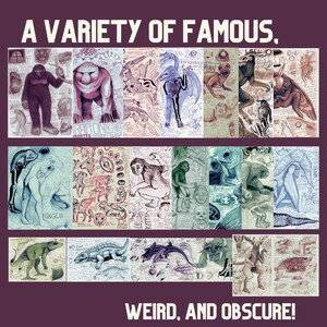 Cryptid Field Art Sketchbook & Collection Volume 5 Flipbook West Virginia, Appalachia, and ...