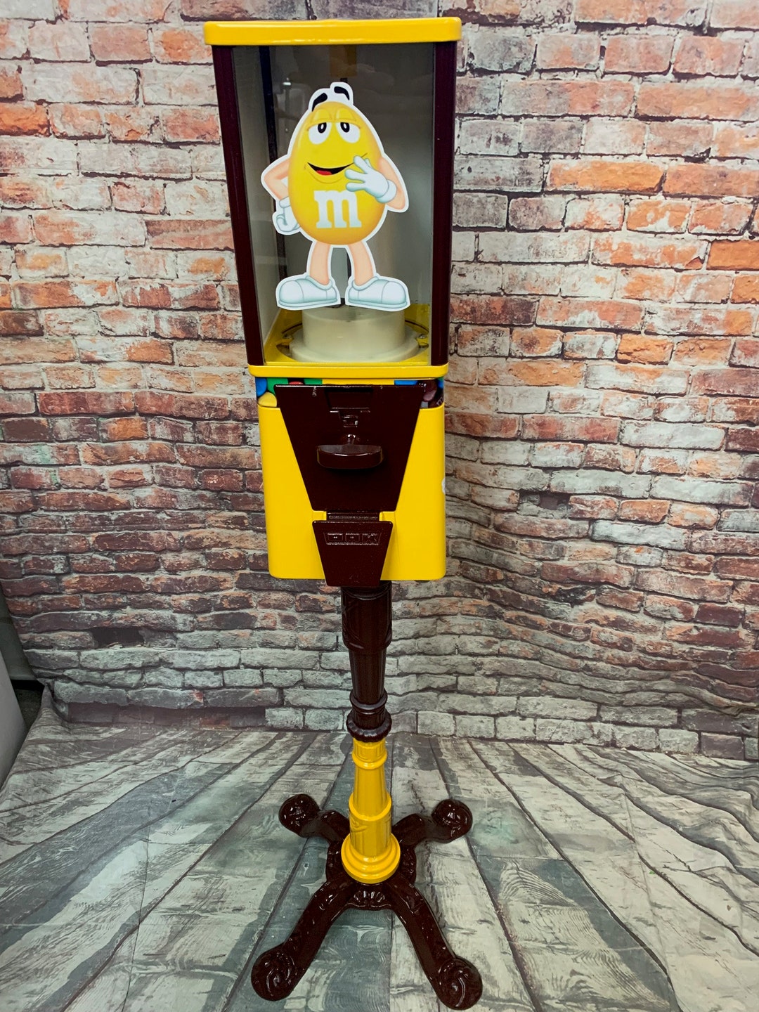 Vintage Oak Vista Candy Vending Machine on Stand Themed M&m - Etsy