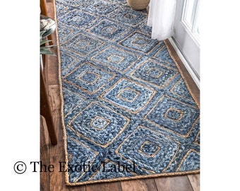 Long Rag Rug Runner | Etsy