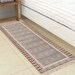 Black Border Natural Fiber Jute Scallop Kitchen Runner 3 X 10 Feet ...