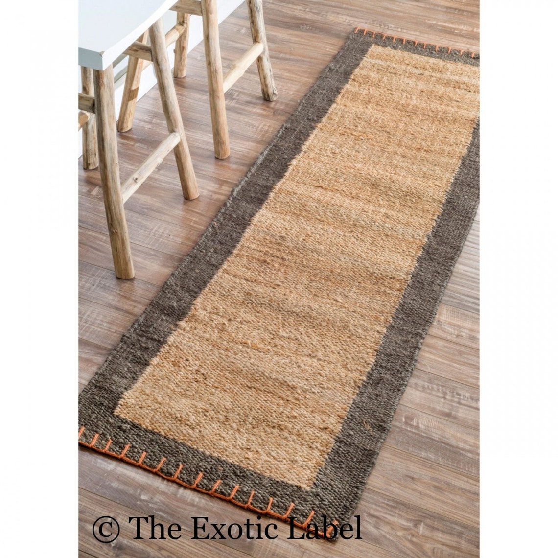 Rectangular Rug Boho Rag Rug Vintage Cotton Rug Cotton - Etsy