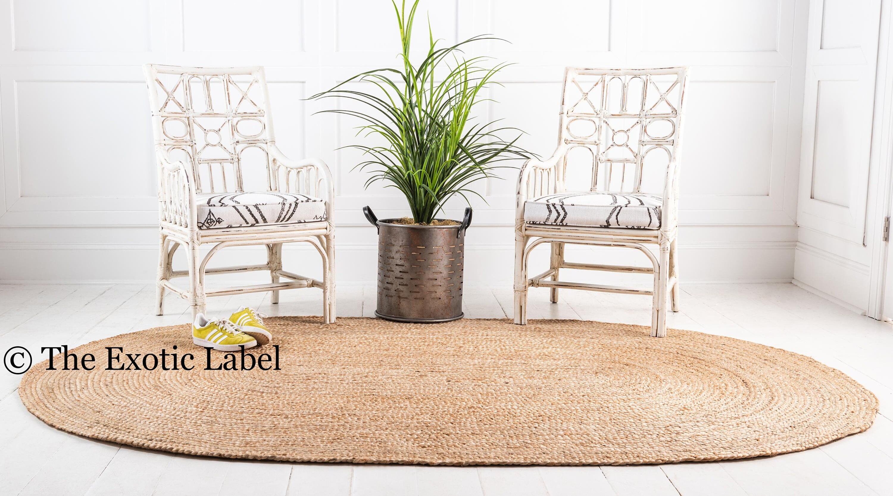 Natural Jute Rug Indian Braided Oval Floor Rug Ecofriendly - Etsy