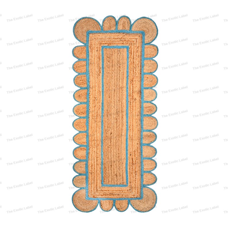 Extra Long Scallop Pattern Jute Stair Carpet Runner 2.5 X 22' ON SALE ...