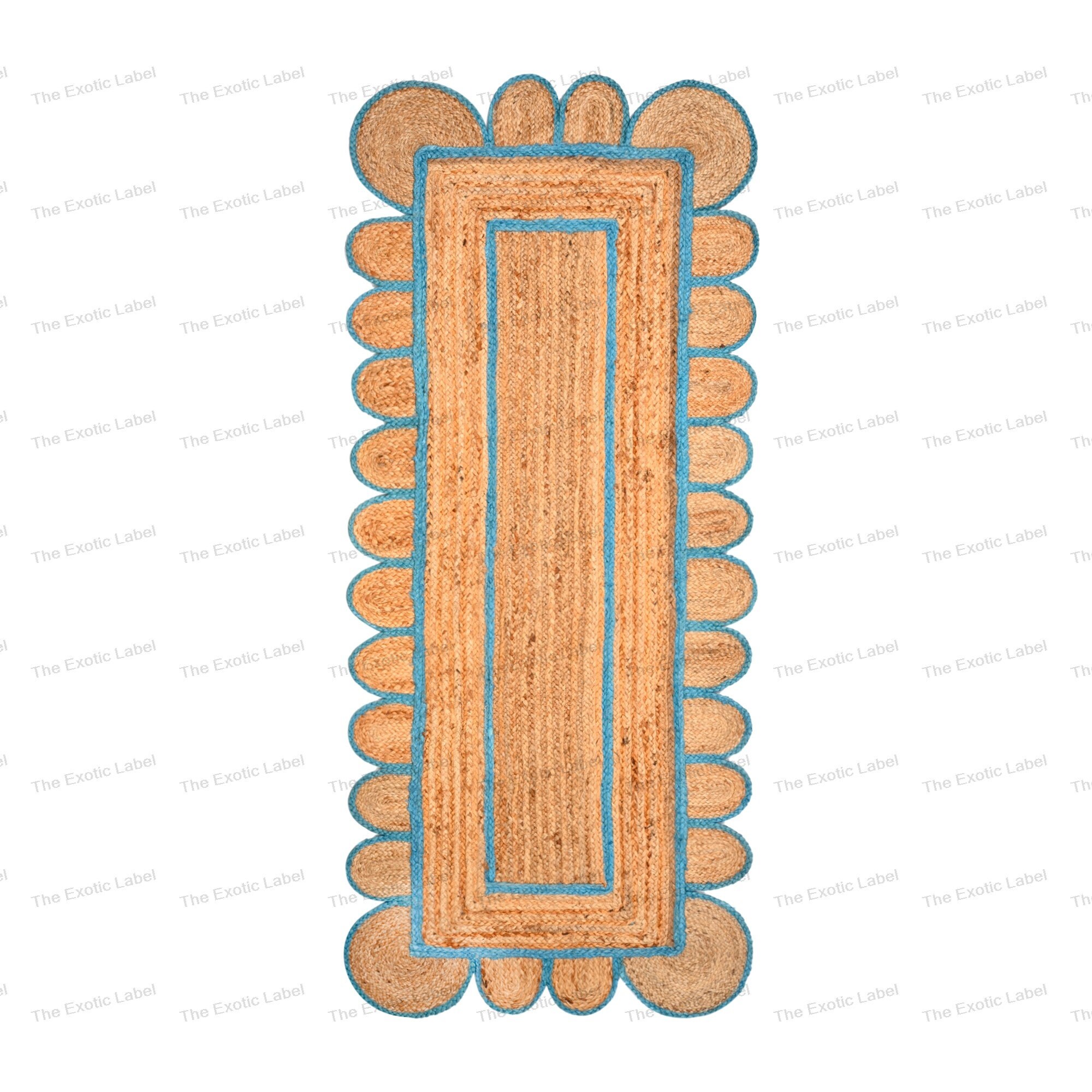 Extra Long Scallop Pattern Jute Stair Carpet Runner 2.5 X 22' ON SALE ...