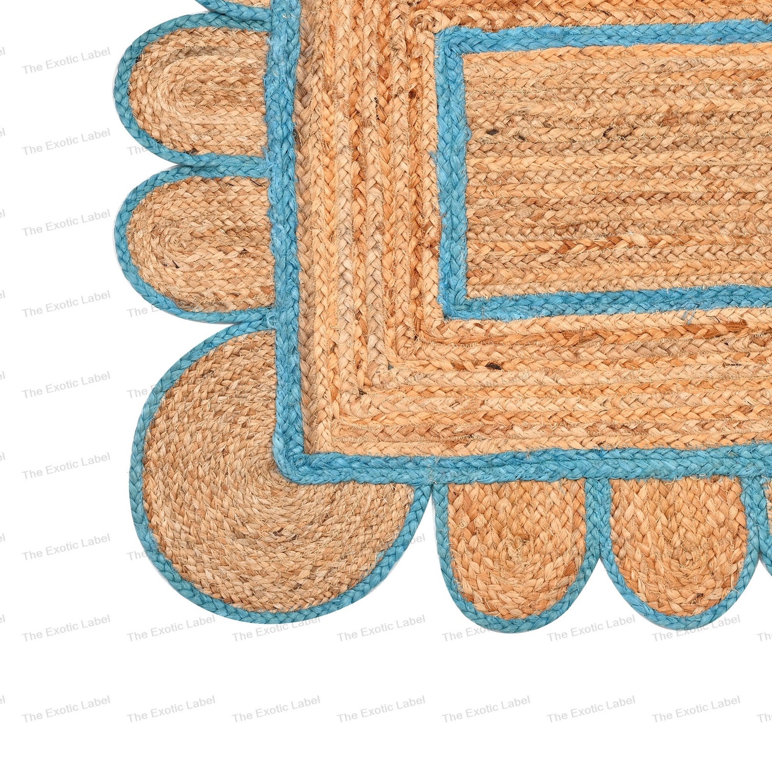 Extra Long Scallop Pattern Jute Stair Carpet Runner 2.5 X 22' ON SALE ...