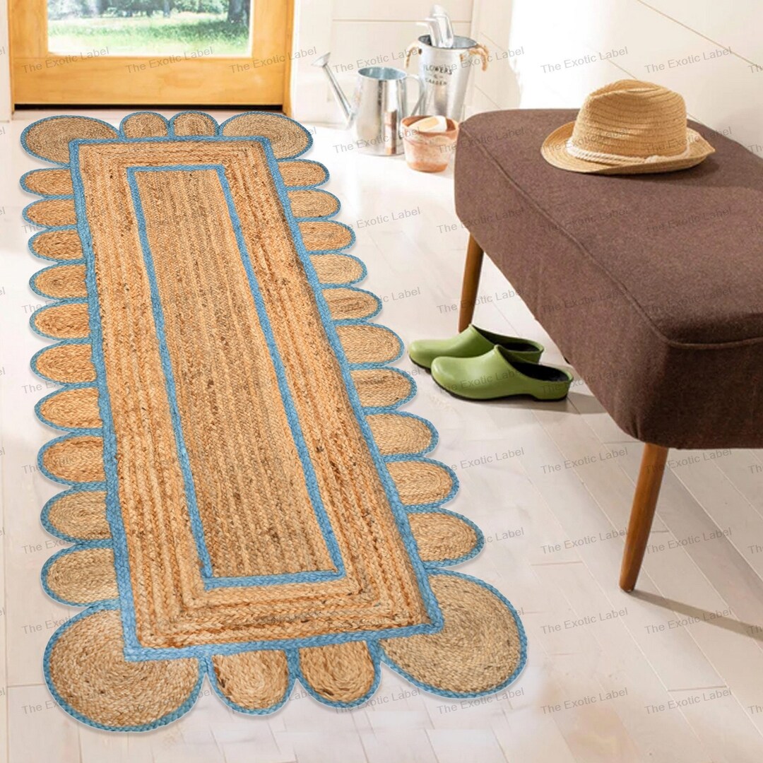 Extra Long Scallop Pattern Jute Stair Carpet Runner 2.5 X 22' ON SALE ...