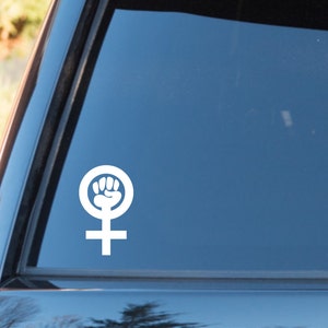 DECAL Feminist Vinyl Decal, Car Decal, Feminist Decal, Feminist Sticker ...