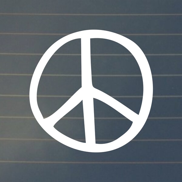 Peace Sign Decal - Etsy
