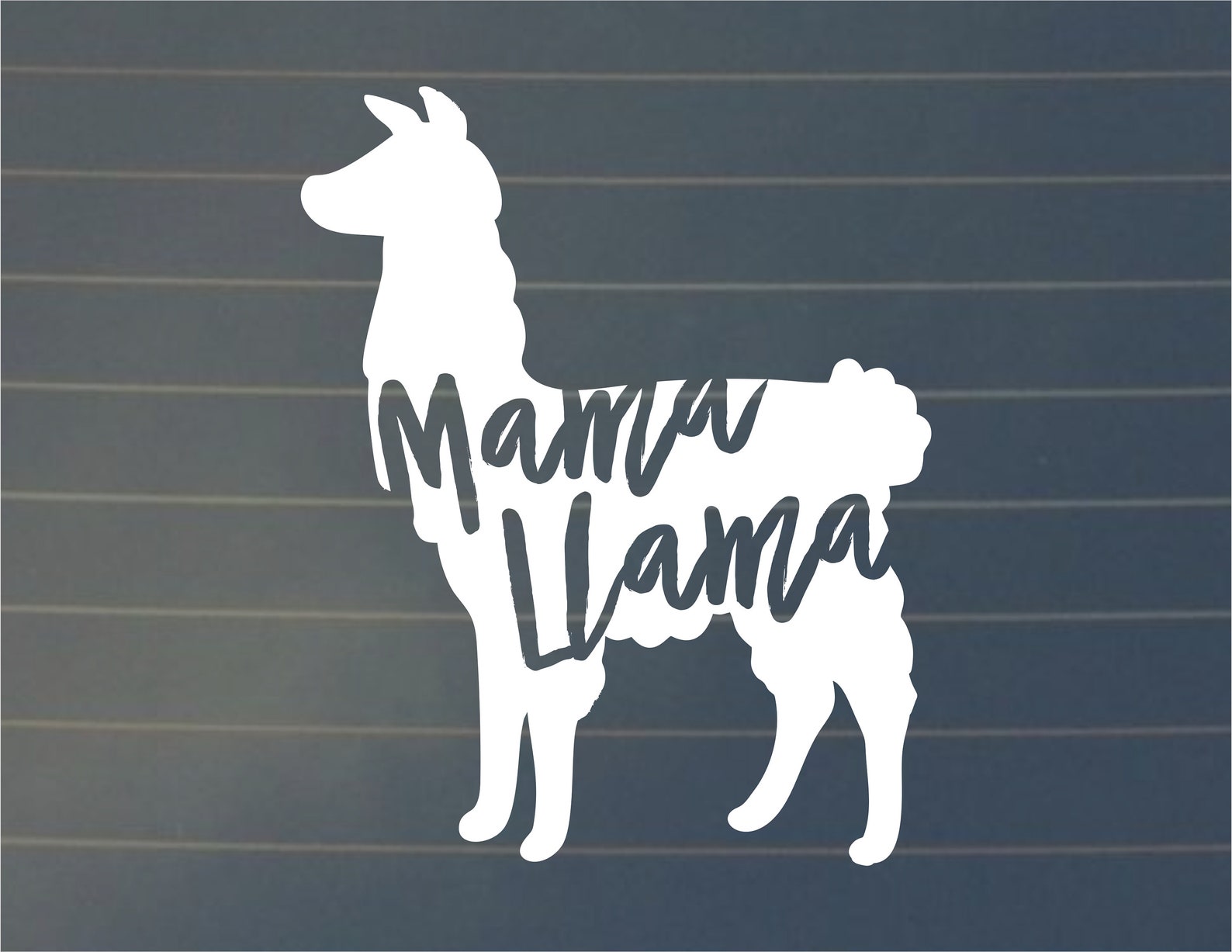 DECAL Mama Llama Decal, Mama Llama Car Decal, Mama Llama Car Sticker ...