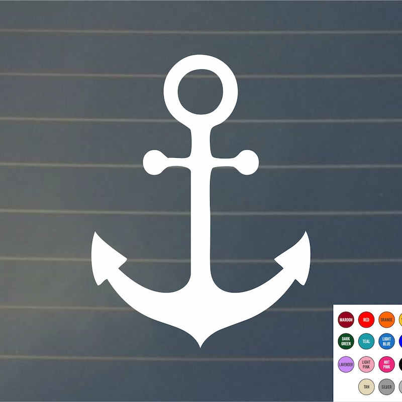 Anchor Sticker - Etsy