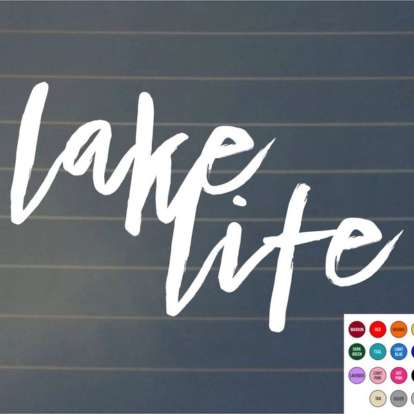 Lake Life Decal - Etsy