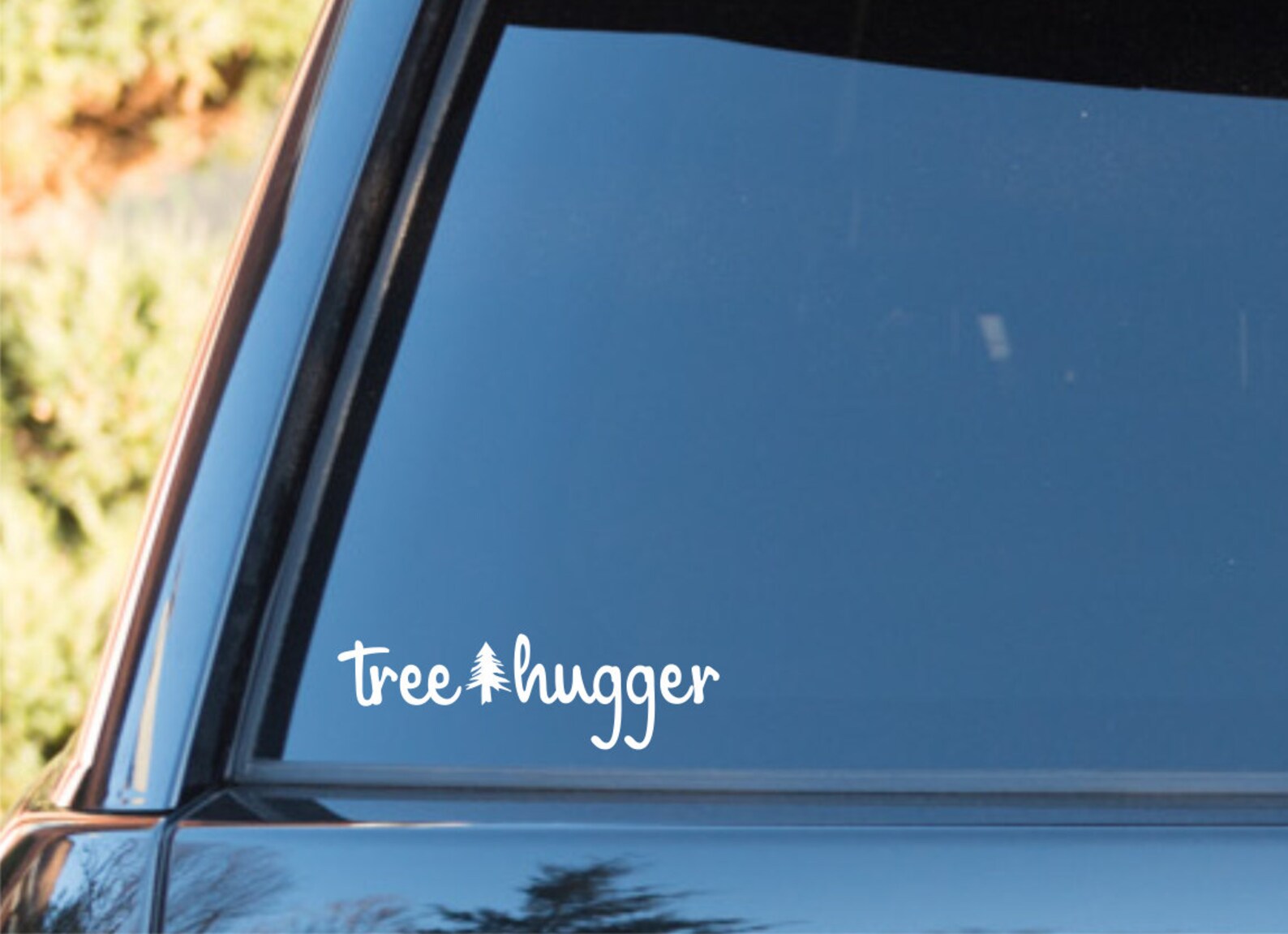 DECAL Tree Hugger Car Decal Vinyl Decal Laptop Decal - Etsy