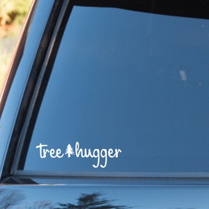 DECAL Tree Hugger, Car Decal, Vinyl Decal, Laptop Decal, Laptop Sticker ...