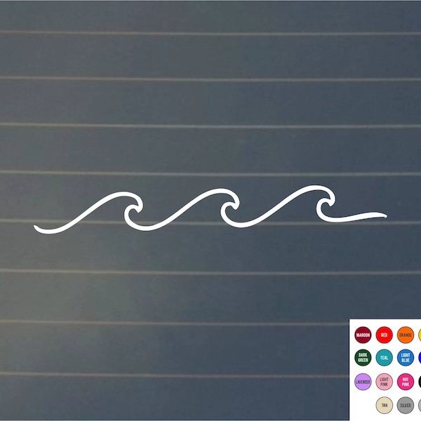 Wave Decals - Etsy