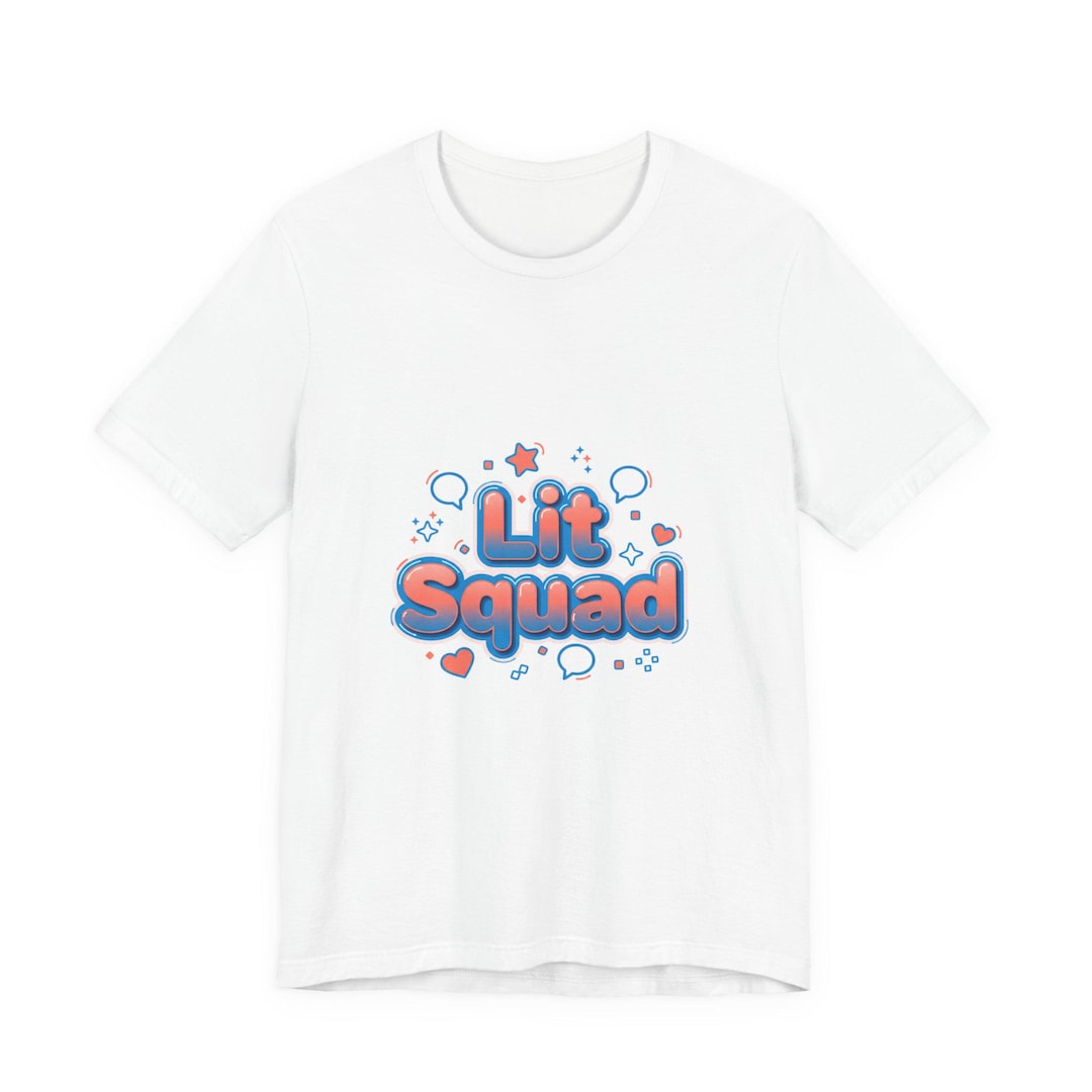 Lit Squad Tee | Gen-z Slang, Meme Typography, Internet Lingo Shirt - Etsy