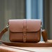Tan Leather Crossbody Bag Small Woman. Vegetable Tanned Leather ...
