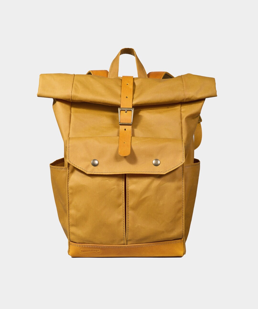Yellow Carry-on Backpack With Five Pockets and Padded Section - Etsy
