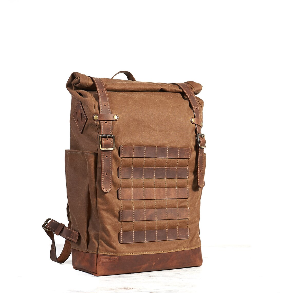 Travel Waterproof Rolltop Backpack With a Pals Webbing and - Etsy