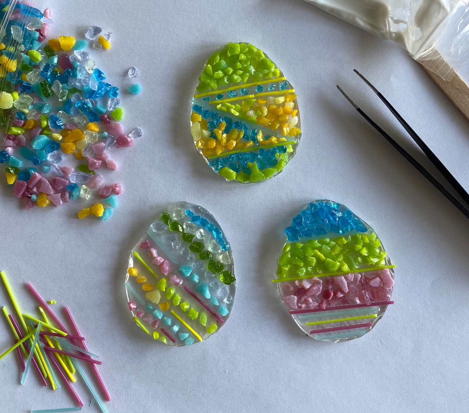 Make It Yourself Fused Glass Kit | Mini Easter Egg Fused Glass Kit ...