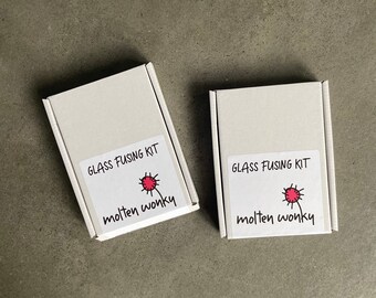 Fused Glass Make at Home Glass Kits Easter Kit - Etsy UK