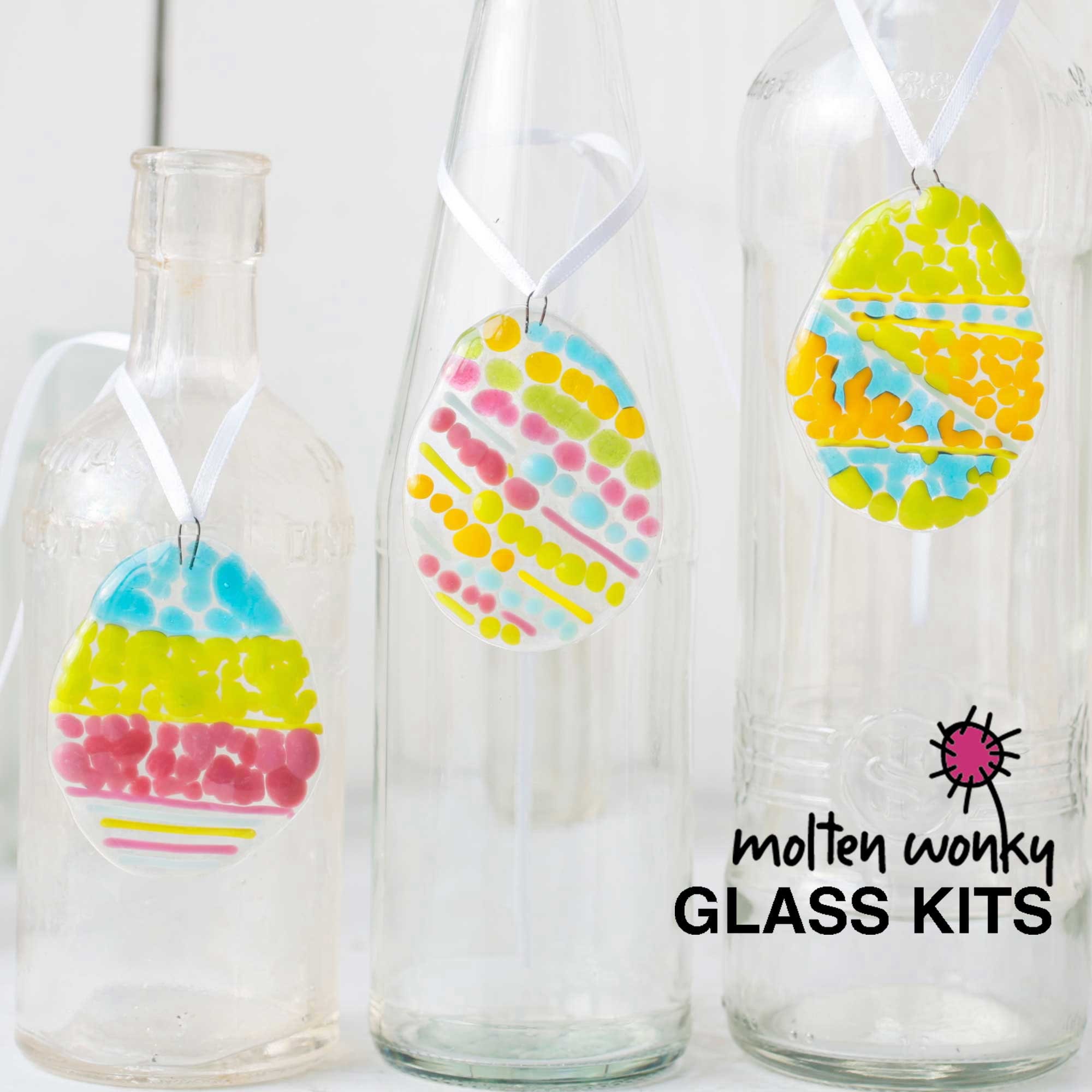 Make It Yourself Fused Glass Kit | Mini Easter Egg Fused Glass Kit ...