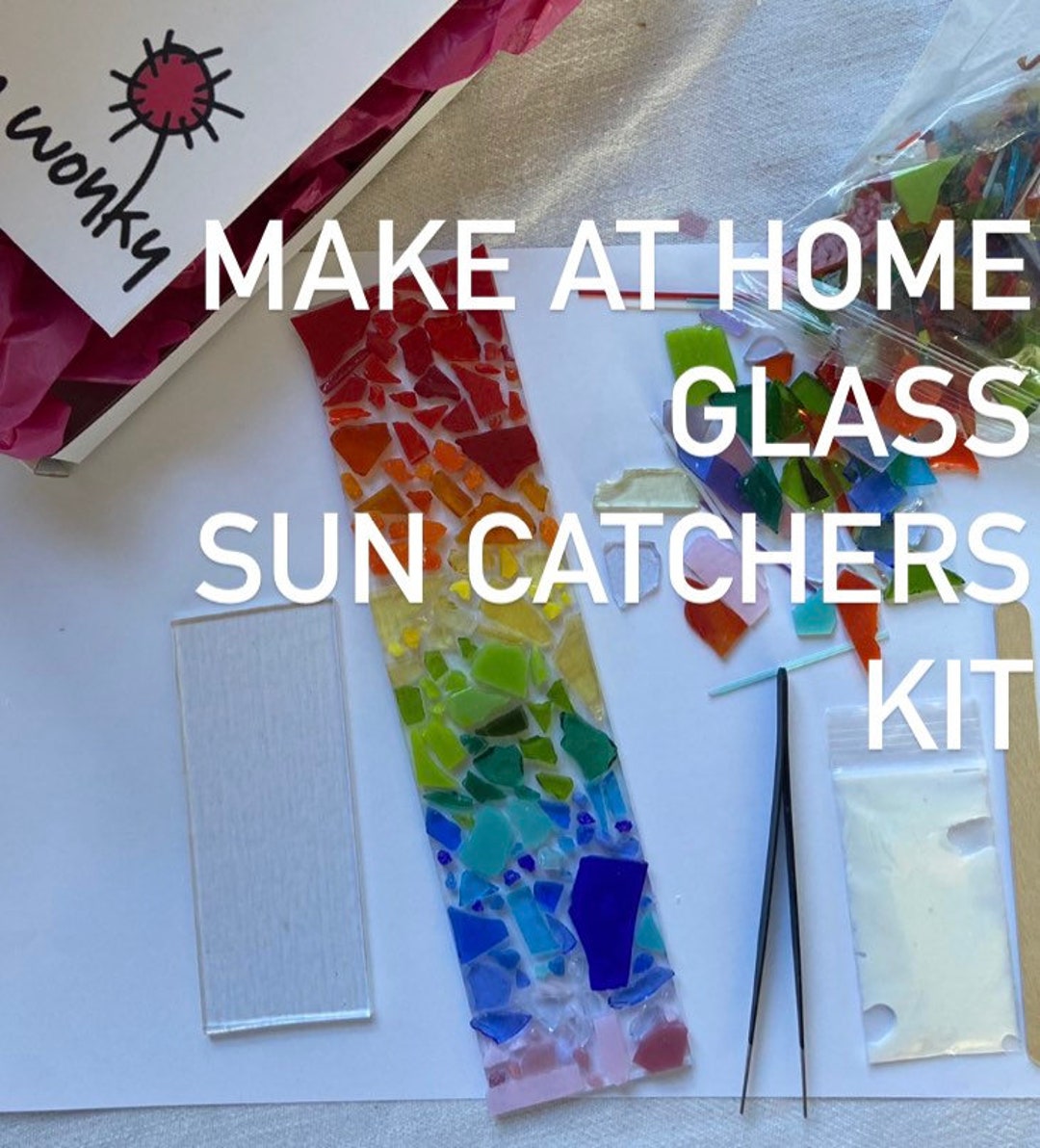 Glass Fusing Sun Catcher Kit: DIY Home Decoration - Etsy
