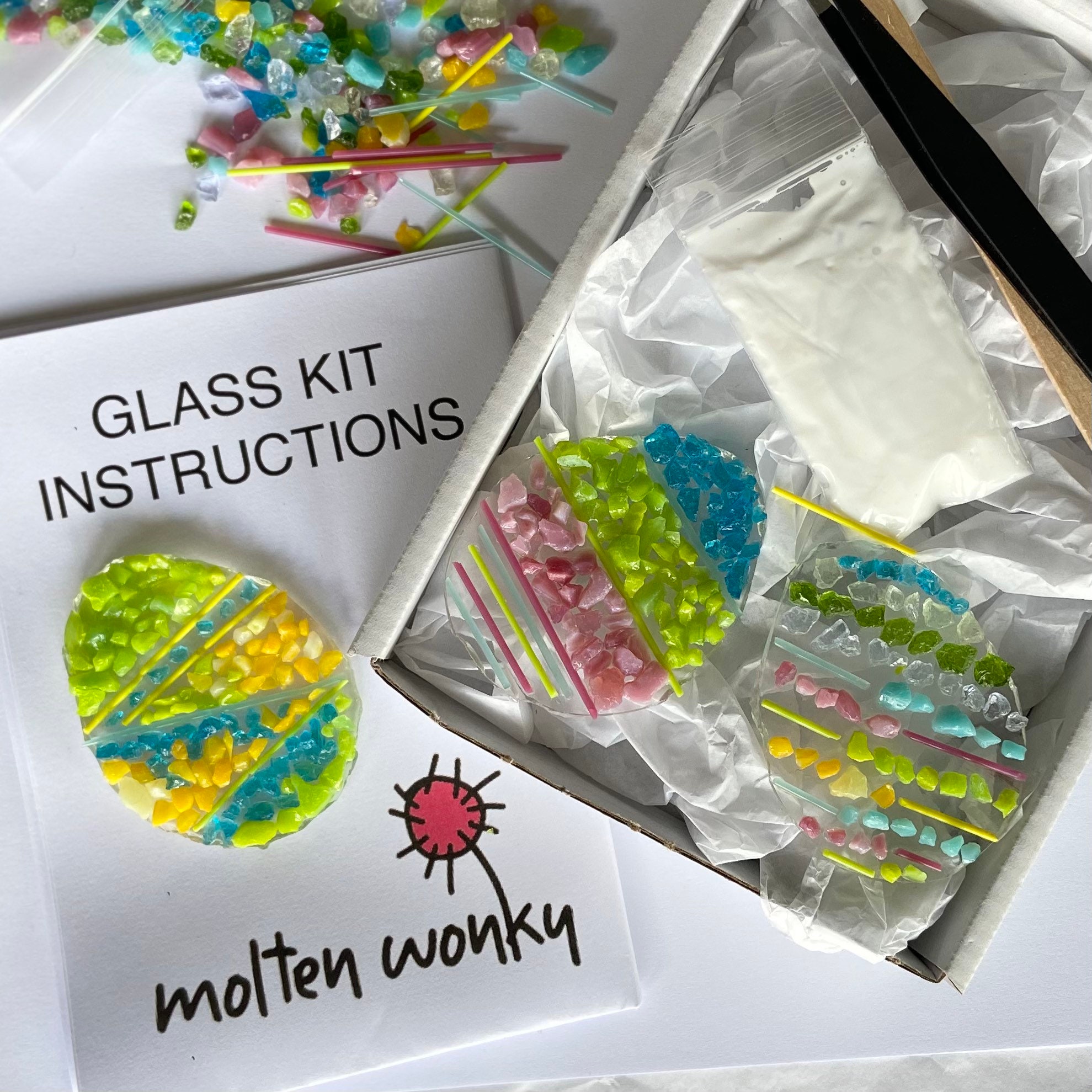 Craft Glass Kit Mini Easter Egg Fused Glass Kit Your - Etsy UK