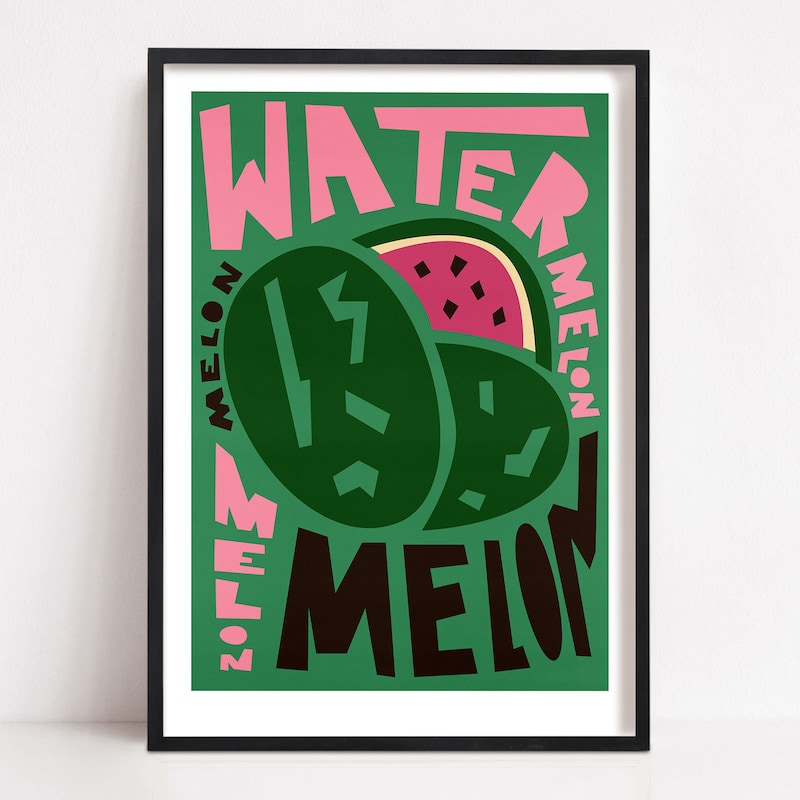Watermelon Print - Etsy
