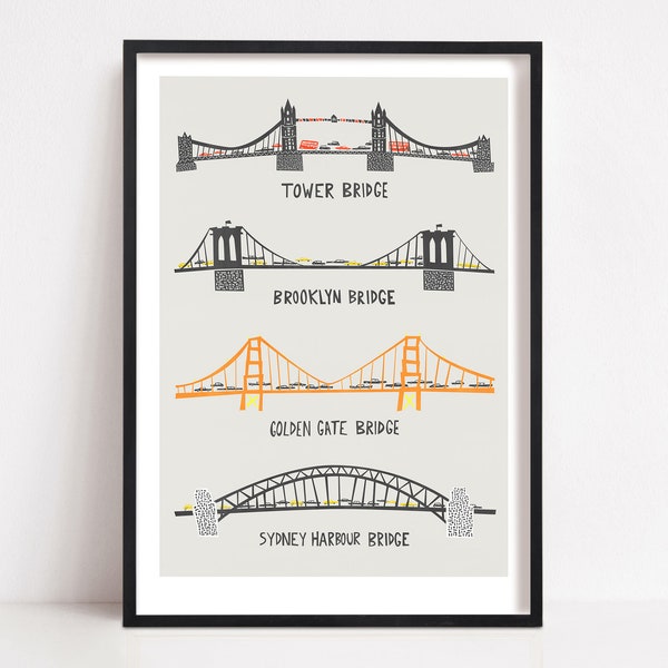 Sydney Harbour Bridge Print - Etsy