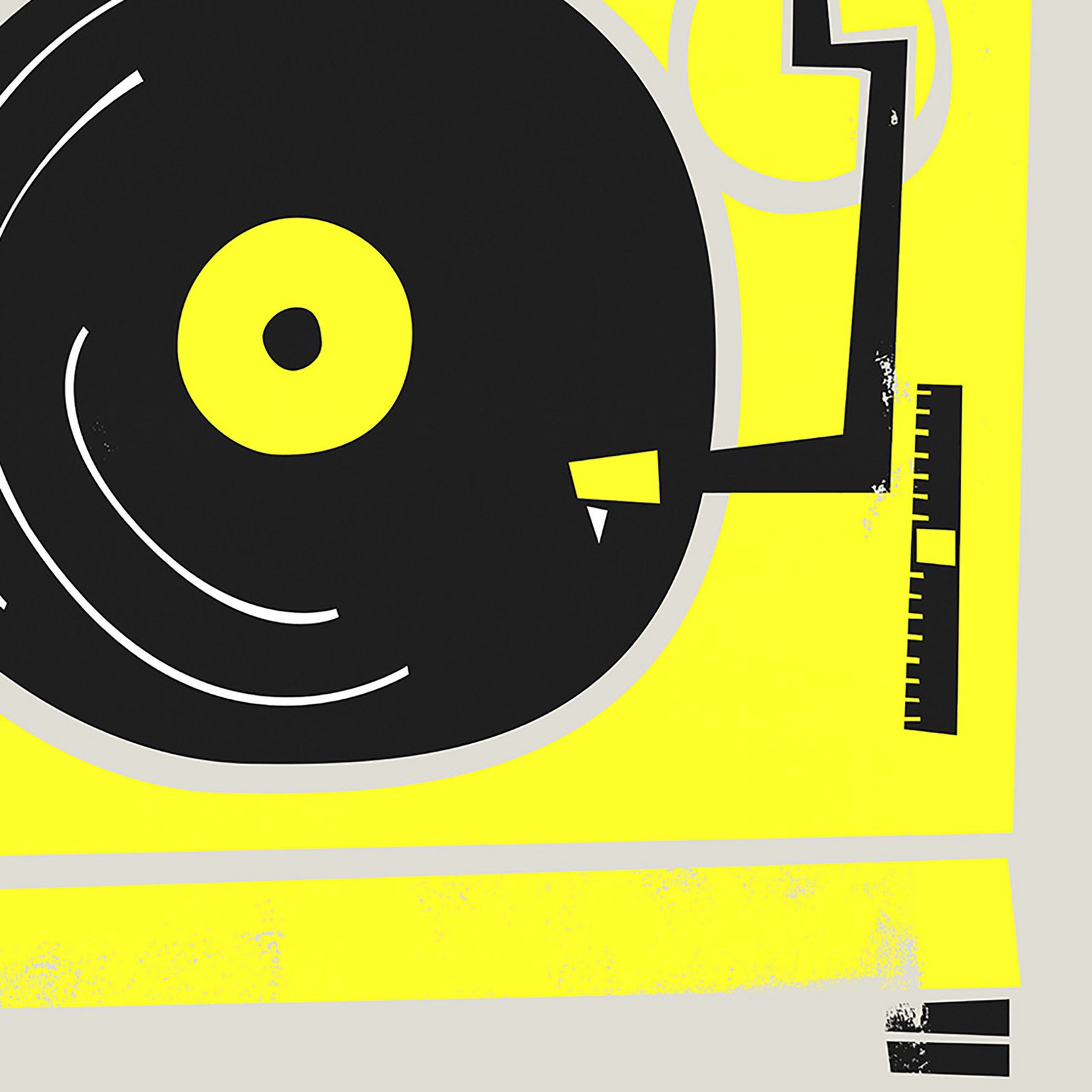 Set of 3 DJ Prints, Techno House Music Art, EDM Poster, Vinyl Disc ...