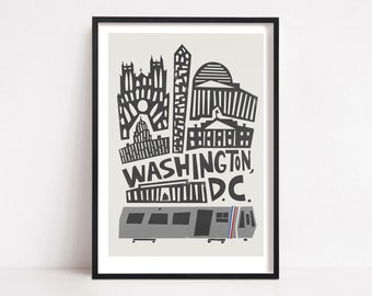 Washington Dc Poster - Etsy