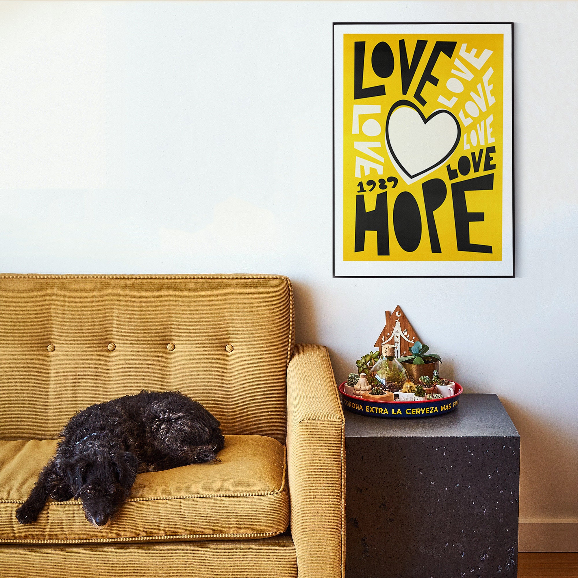 Retro Love Poster Indie Aesthetic Room Decor Love and Hope - Etsy Australia