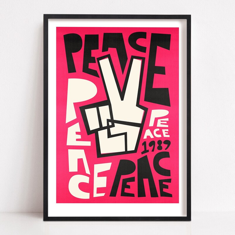 Peace Sign Print - Etsy