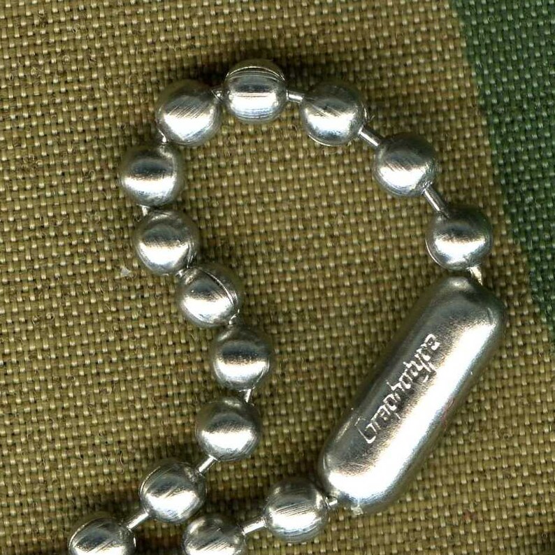 Stainless Steel Ball Chains for Army Dog Tags 69cm Single or | Etsy