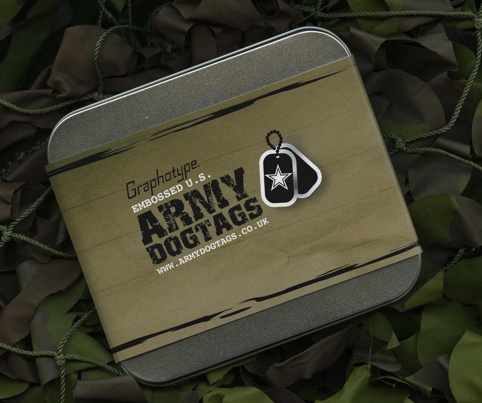 Stainless Steel US Army Dog Tag ID Set Personalised & - Etsy