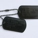 Personalised Black Special Forces US Military Dog Tags. PVD/DLC Hard ...