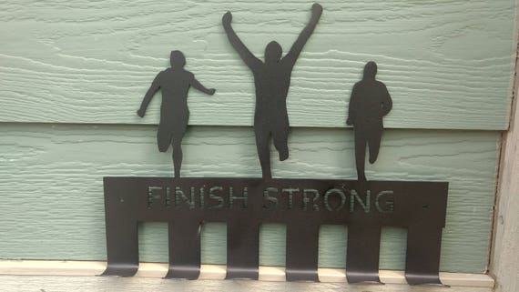 Finish Strong Medal Display | Etsy